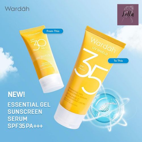 Lolla рџ Wardah Uv Shield Essential Sunscreen Gel Spf 35 40ml