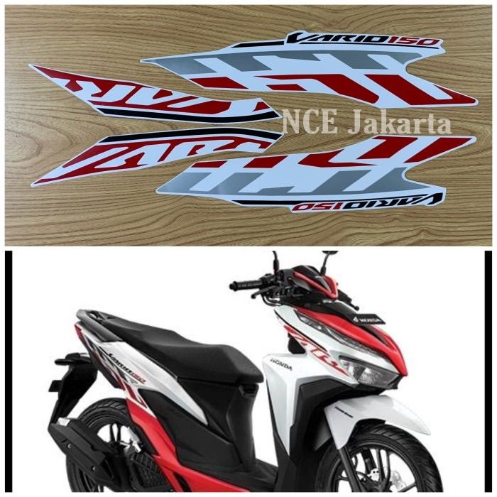 STIKER STRIPING MOTOR VARIO 150 TAHUN 2020 PUTIH | Lazada Indonesia