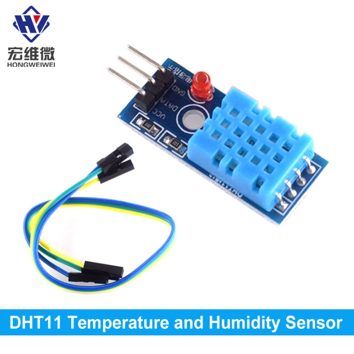 Smart 3pin DHT-11 DHT11 Digital Temperature And Relative Humidity Sensor Module + PCB For ...