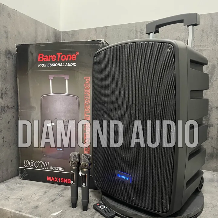 Speaker Portable Baretone Max15 Nb Wireless Mp3 Original Max 15 Inch ...