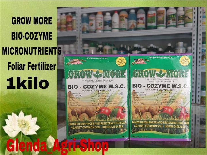 GROW MORE BIO-COZYME W.S.C MICRONUTRIENTS FOLIAR DERTILIZER (1kg ...
