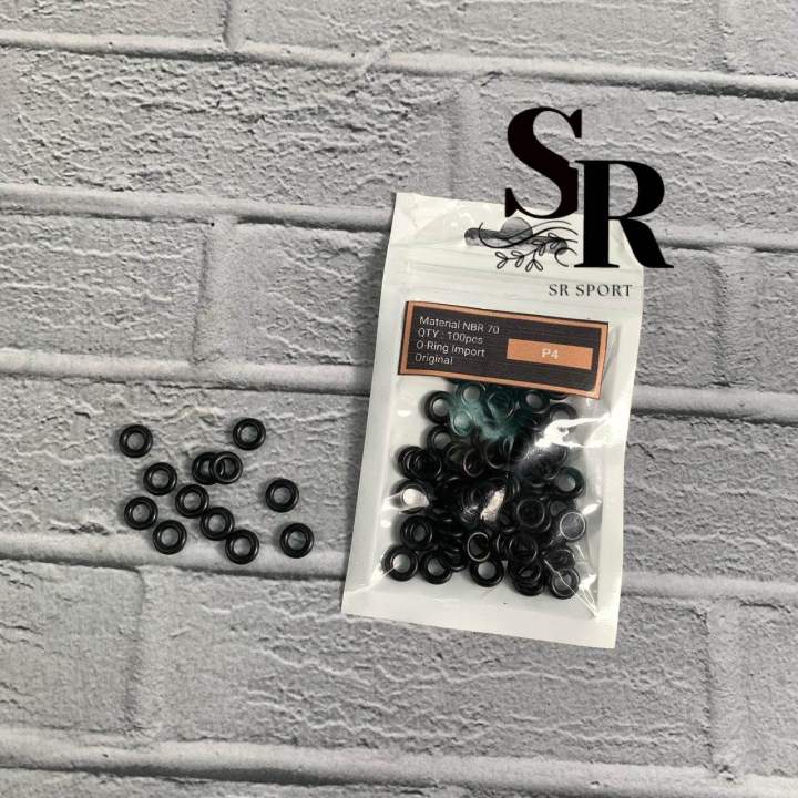 Sil oring NBR P4 / Sil P4 ukuran od 7.60mm id 3.80mm tebal 1.90mm | Lazada Indonesia