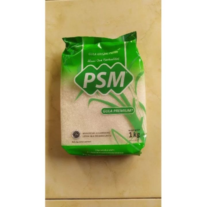 Gula Pasir Premium PSM Kemasan 1KG | Lazada Indonesia