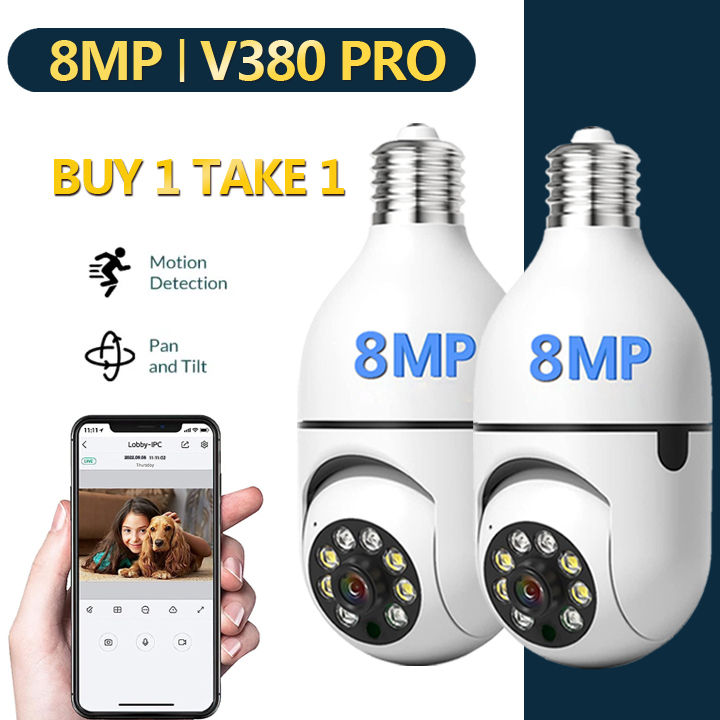 V380 pro CCTV Camera Connect Cellphone HD 8MP CCTV Camera WIFI Connect ...