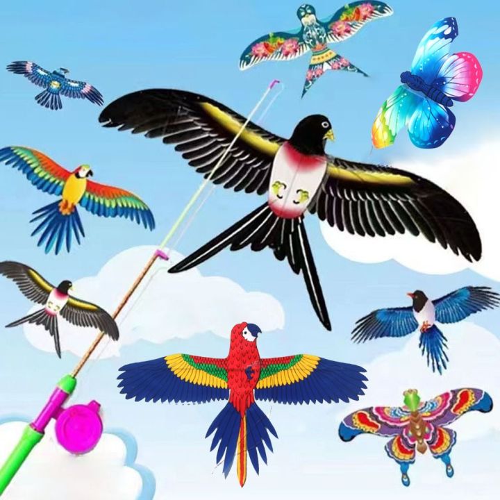 30 Meter Eagle Kite Line Large Eagle Flying Bird Kites Children Gift ...