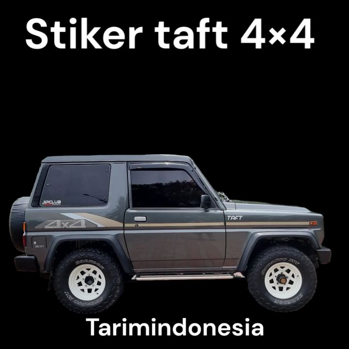 Sticker list body 4x4 Daihatsu Taft GT rokky hilline / Stiker taft 4×4 | Lazada Indonesia