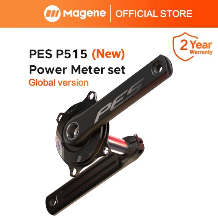 Magene Bike Power Meter PES P515 4 Bolt 110BCD Cadence Pedal Balance ...