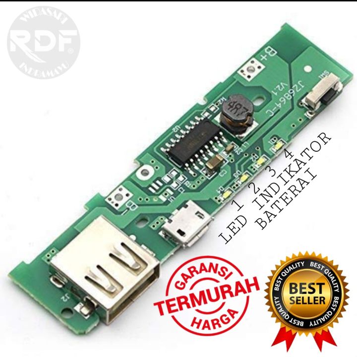 MODUL POWER BANK LED INDIKATOR BATERAI | Lazada Indonesia