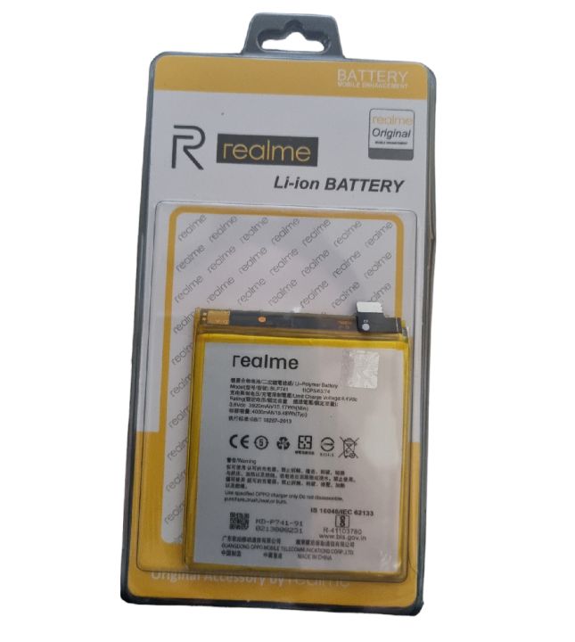 Baterai Batre HP REALME XT RMX1921 ORIGINAL 100% BLP741 | Batu Battery ...
