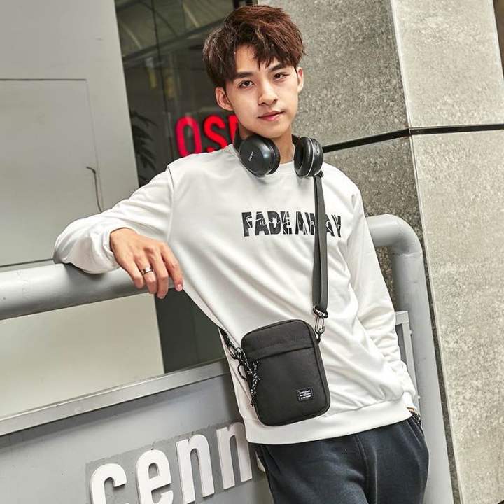 TING SHOP | Men's single shoulder bag portable waterproof small bag ...