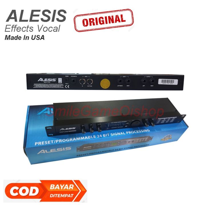 ALESIS Effects Vocal MICROVERB4 Digital Reverb Effects Vokal Processing ...