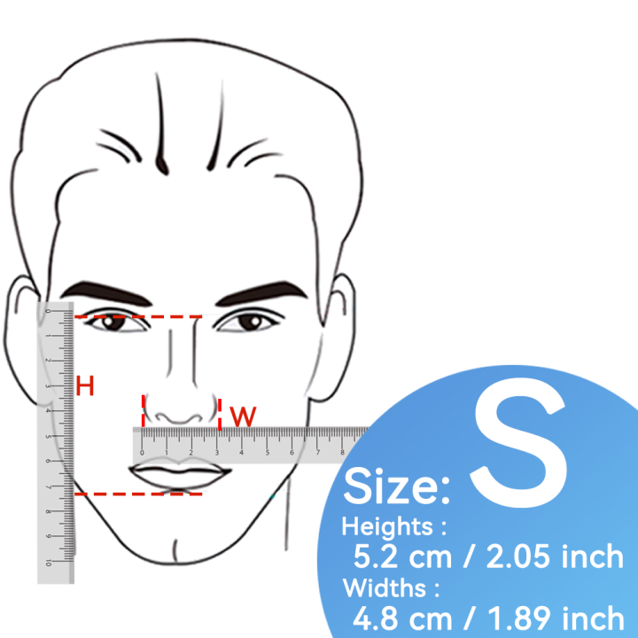 BMC 2pcs NM4 CPAP Mask Soft Silicone Nasal Mask For CPAP Machine With ...