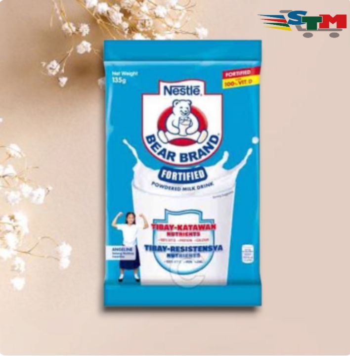 Bear brand powder fortified milk drink 135g | Lazada PH