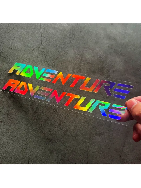 Adventure Letter Stickers for ADV Motorcycle Head Body Modification ...