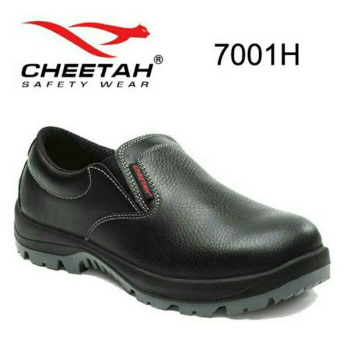 Sepatu Safety Cheetah Original / 7001H Model Slip on 4 inch,sepatu ...