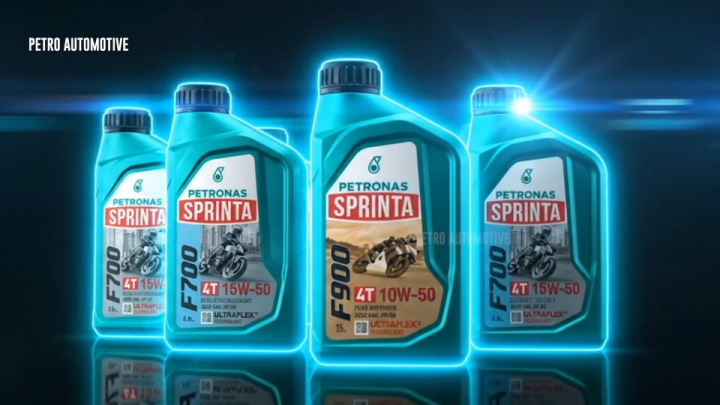 PETRONAS Sprinta F900 4T SAE10W-50 และ SAE10W-40 เกรด Fully Synthetic ...