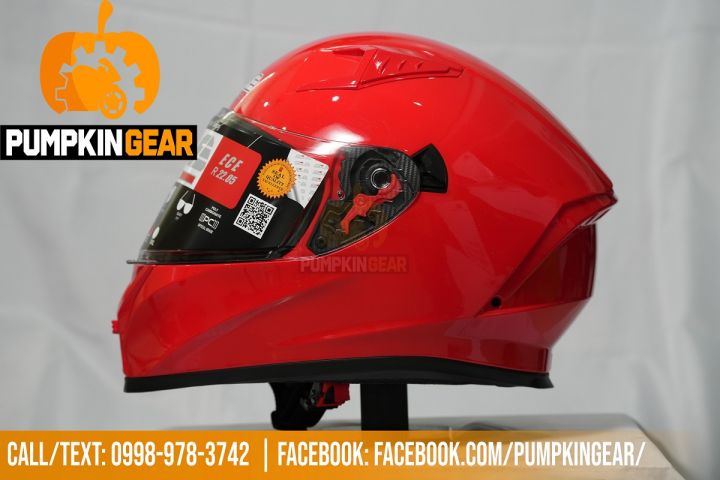 GILLE GTS -1 GLOSS RED! FREE CLEAR LENS & 2 SPOILER (DUAL VISOR ...