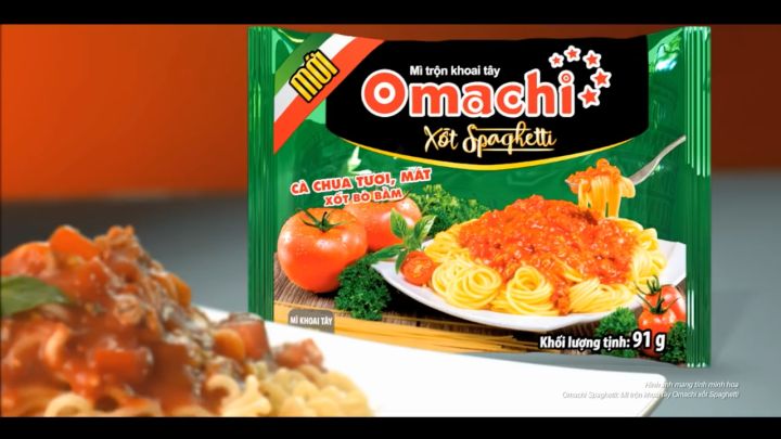 Mì ăn liền OMACHI trộn xốt Spaghetti gói 90g | Lazada.vn