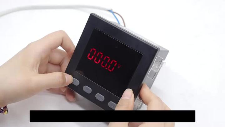 Panel Type Digital LED Energy Consumption Meter Multifunctional V A kwh ...