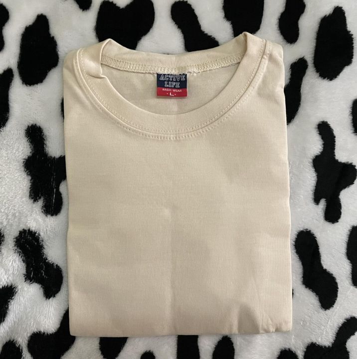 CREAM ACTIVE LIFE ROUND NECK T SHIRT FOR MEN | Lazada PH