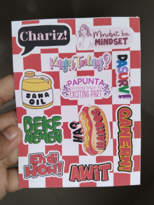 PINOY STATEMENT WATERPROOF STICKER PACK JOURNAL STICKER | Lazada PH