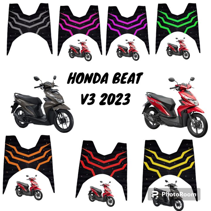 Honda Beat v3 2023 footboard Rubber Matting | Lazada PH