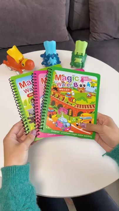 Baby Magic Book S06 Coloring Book For Kids Water Magic Drawing Book ...