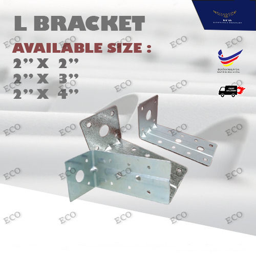 Eco Hardware & Necessary 2" x 2" 3" 4" 1.5MM High Quality L Bracket/L ...