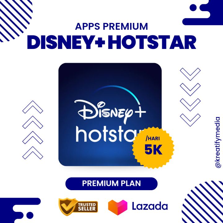 DISNEY+ HOTSTAR PREMIUM HARIAN FULL GARANSI | Lazada Indonesia