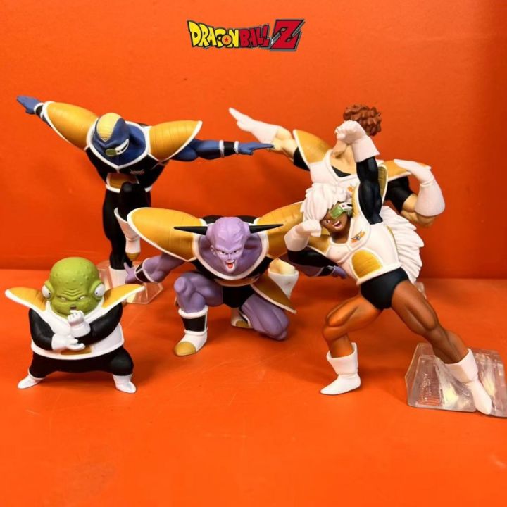 5ชิ้นหุ่นดราก้อนบอล, ginyu FORCE jeice ginyu guldo recoom burter โมเดล ...