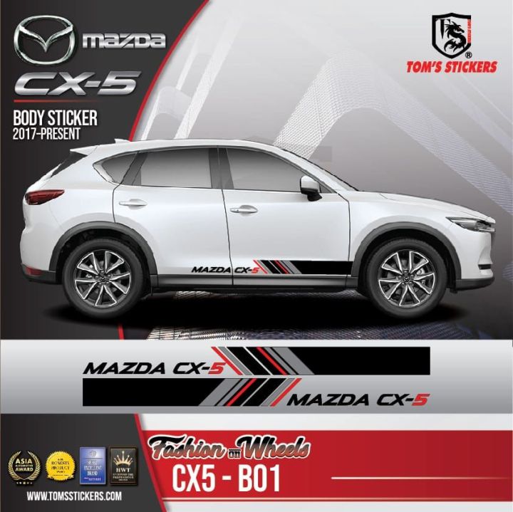 👍👍 MAZDA CX-5 CAR BODY STICKER SET CX5 - B01 | Lazada
