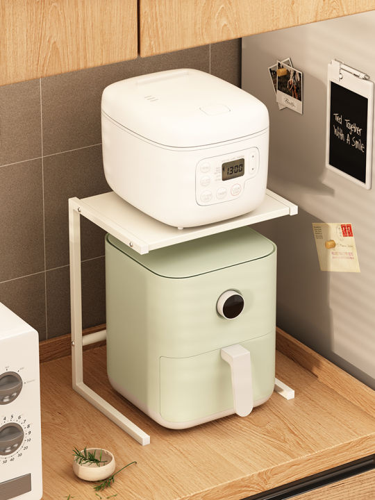 Kitchen Countertop Rice Cooker Holder Metal Shelf Microwave Air Fryer ...