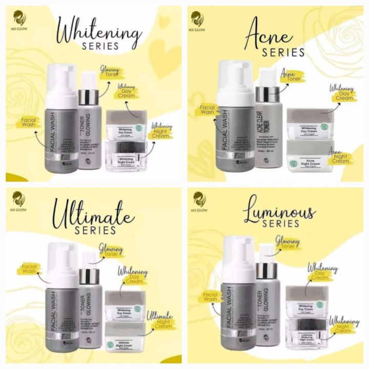 MS GLOW - PAKET - 4 PILIHAN PAKET MS GLOW | Lazada Indonesia