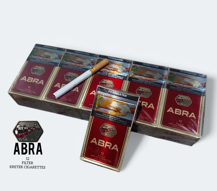 ABRA 12 Filter Kretek Cigarettes Made in Indonesia | Lazada PH