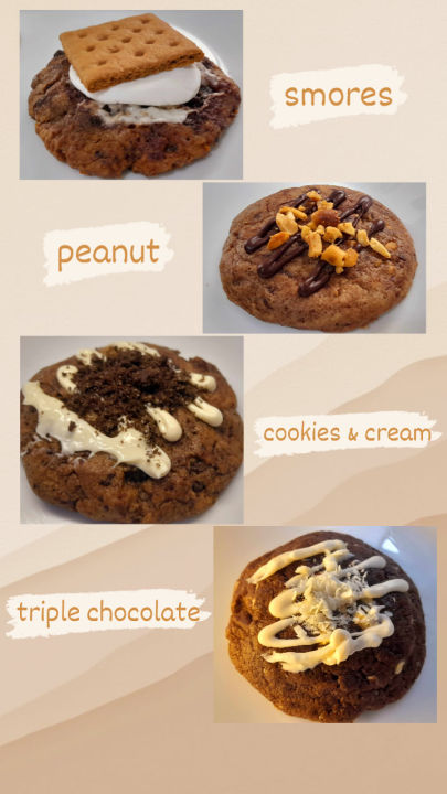 Cookies assorted flavors (50 grams each cookie. 10 pieces per box ...