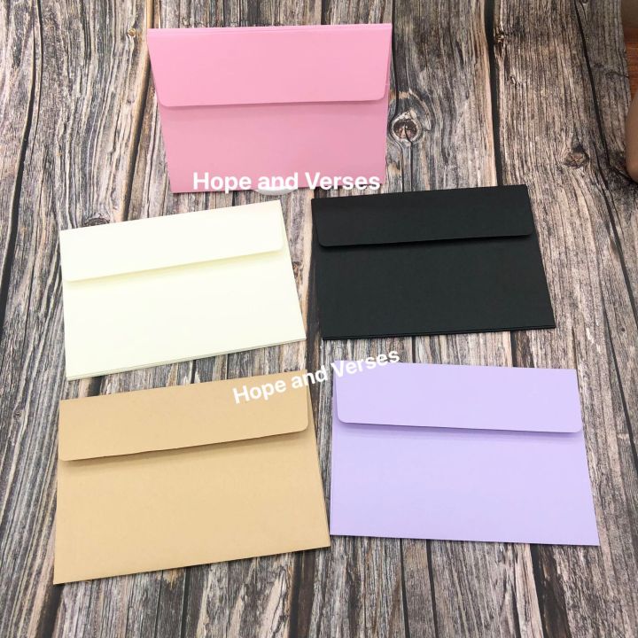 Plain Colored Envelope for Wedding Business Invitation | Lazada PH