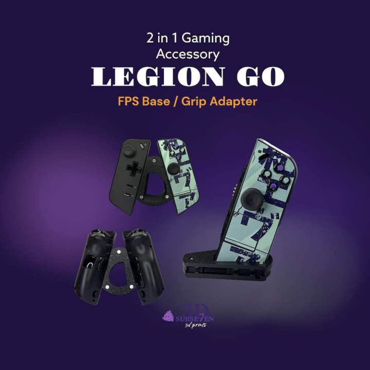 Legion Go FPS Base/Grip Adapter 2in1 Gaming Console Accessories 3D ...