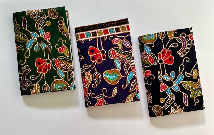 SQ Inspired Batik passport holder. Batik flowers position may differs ...
