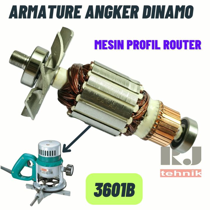 Makita 3601B Armature Angker Dinamo Mesin Profil Router Makita 3601 B ...