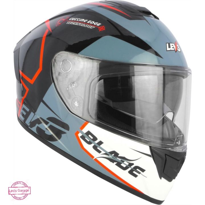 Lev3® FullFace Dual Visor BJ-9950 Blade Motorcycle Helmet | Lazada PH