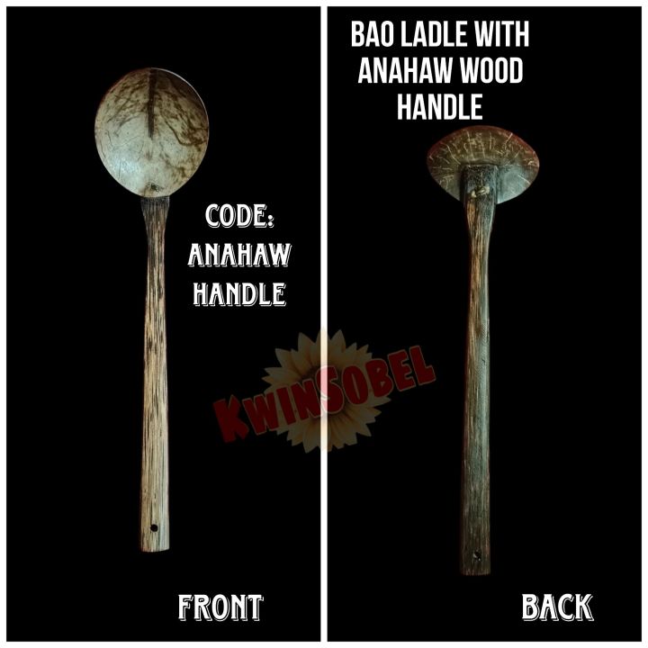 Sandok na Bao Wooden Ladle Bamboo Tong | Lazada PH