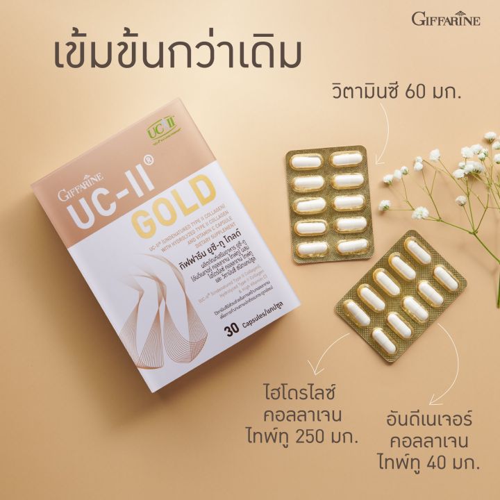 คอลลาเจนกระดูก ยูซีทู โกลด์ UC-II Gold ( เข้มข้นกว่าเดิม 2 เท่า ) อันดีเนเจอร์ คอลลาเจน ไทพ์ทู ...