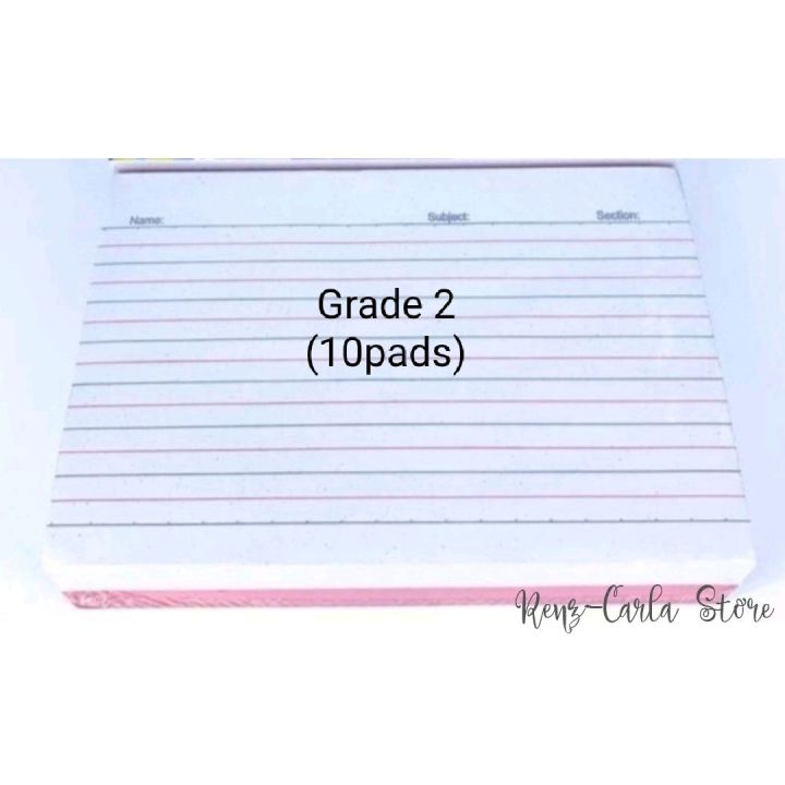 Grade 2- Pad Paper (10 pads) for Grade 2 | Lazada PH