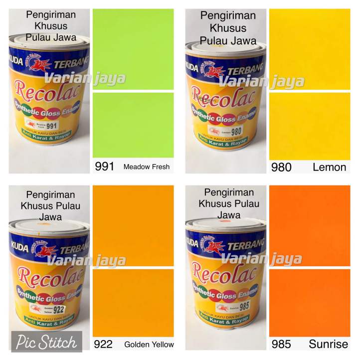 Recolac Kuda Terbang Cat Besi Anti Karat Cat Kayu Anti Rayap | Lazada ...