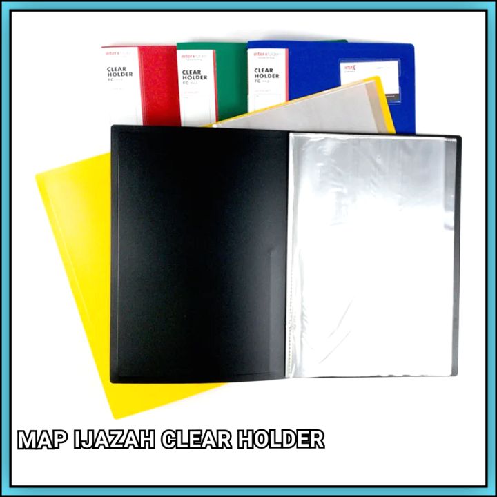 Map Dokumen Plastik / Map Clear Holder / Map Ijazah isi 40 Lembar ...