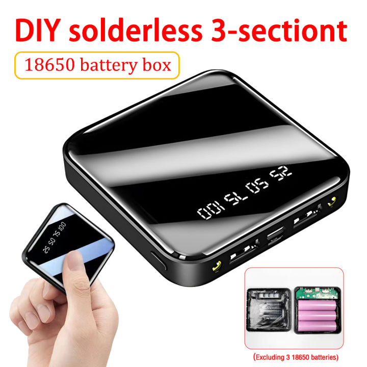 DIY 18650 Power Bank Case 4 in 1 Battery Charge Storage Box Shell Micro ...
