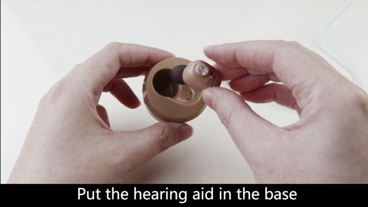 BRITZGO Micro Hearing Aid Mini Rechargeable Digital Hearing Aid Elderly ...