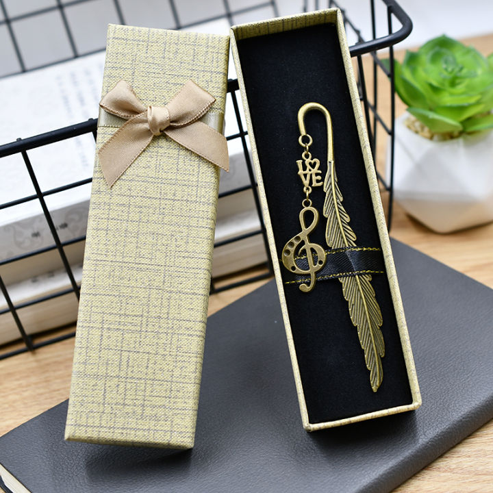 Creative Music Style High Note Staff Feather Bookmarks Sixteenth Notes ...