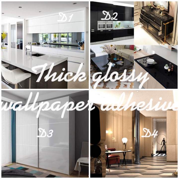 😍60cmx3m Kitchen Wallpaper Thick Wallpaper Stickers Self Adhesive Paper ...