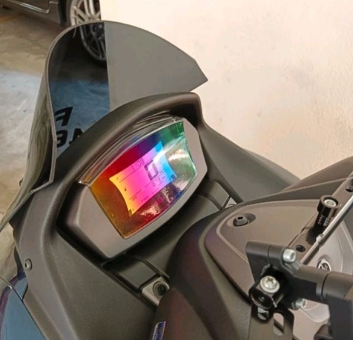 Tinted Meter NMAX V2 Black/titanium/pelangi🔥 | Lazada